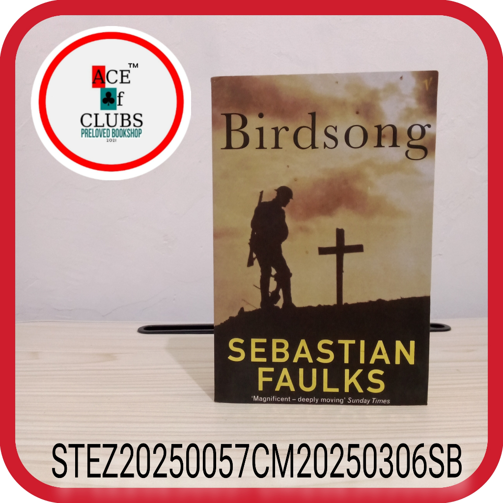 Sebastian Faulks Novel Birdsong (Preloved/Used) | Shopee Philippines