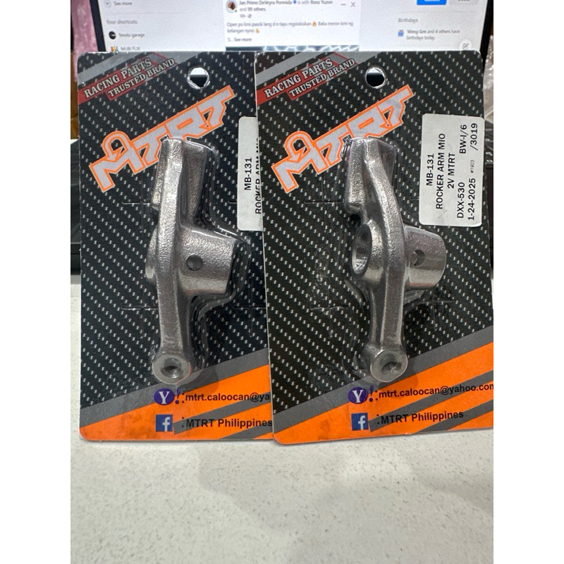 MTRT ROCKER ARM 2v for MIO (2pcs) | Shopee Philippines
