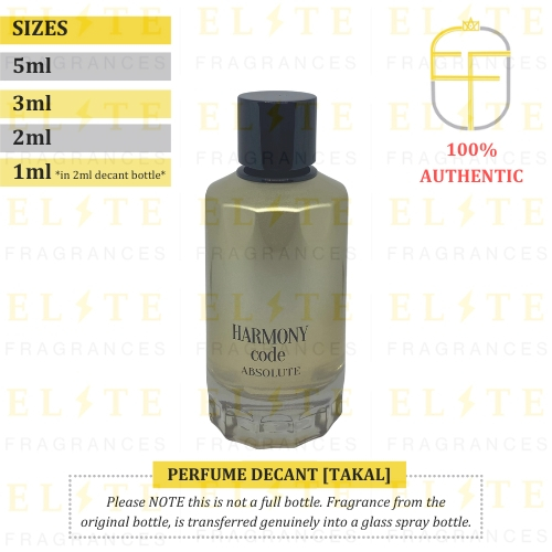 DECANT FW Harmony Code Absolute (Amāni Code Absolu alternative ...