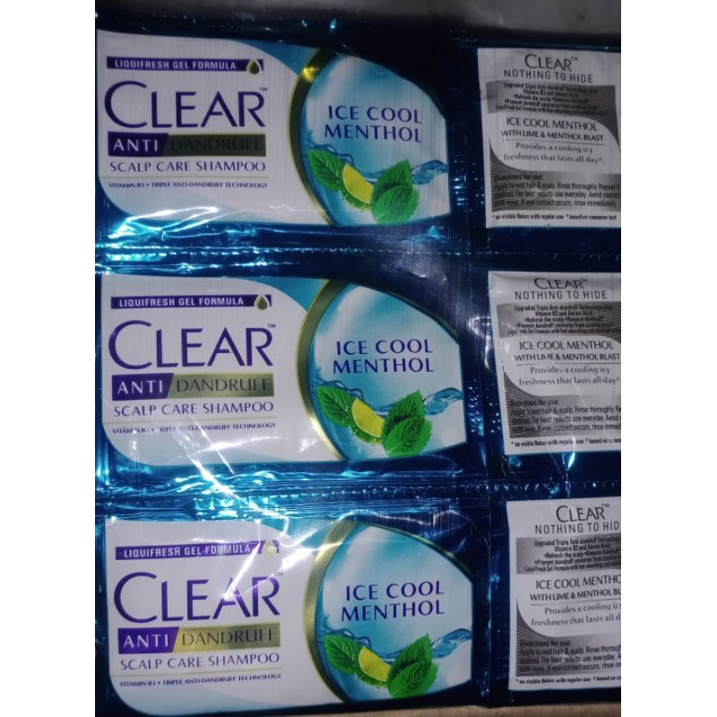 Clear Ice Cool Menthol Shampoo | Shopee Philippines
