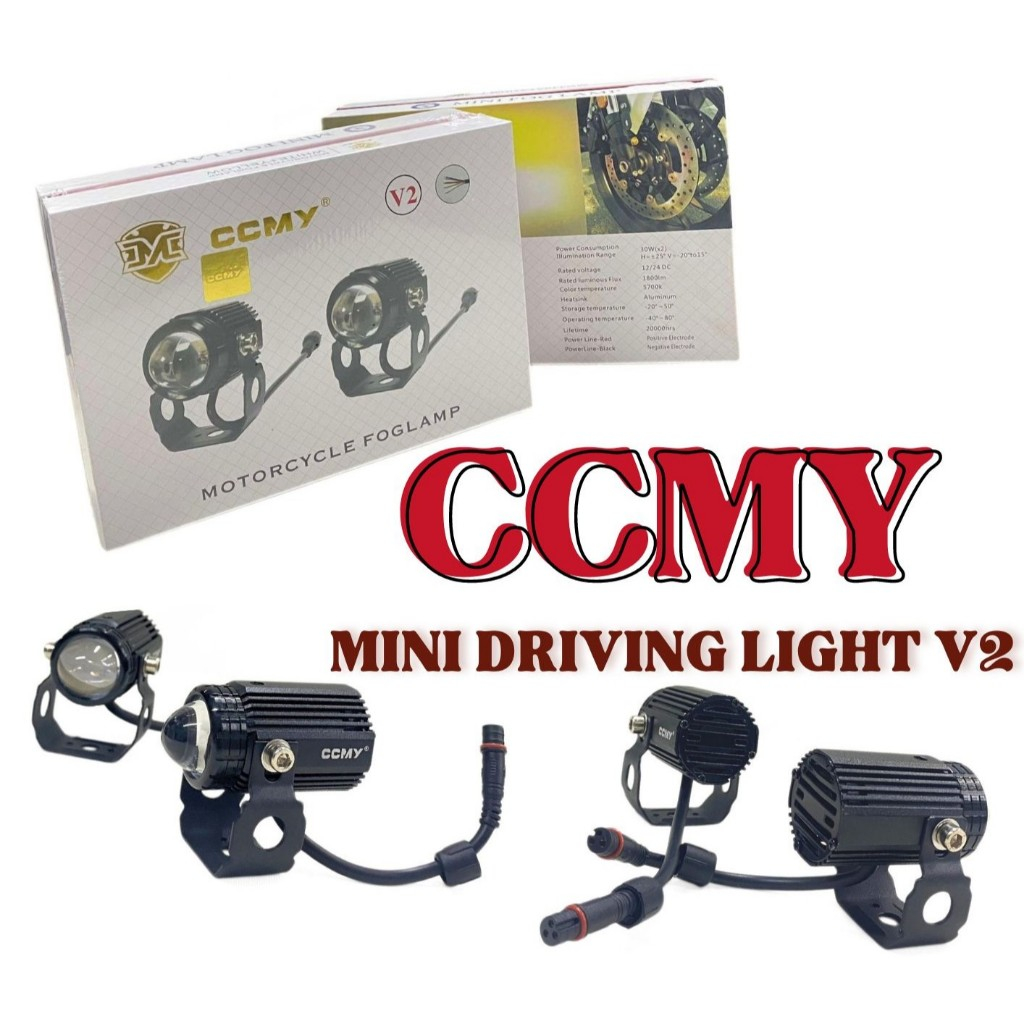 CCMY MDL Mini Driving Light v2 (4wires) - 30w - Waterproof Headlight ...