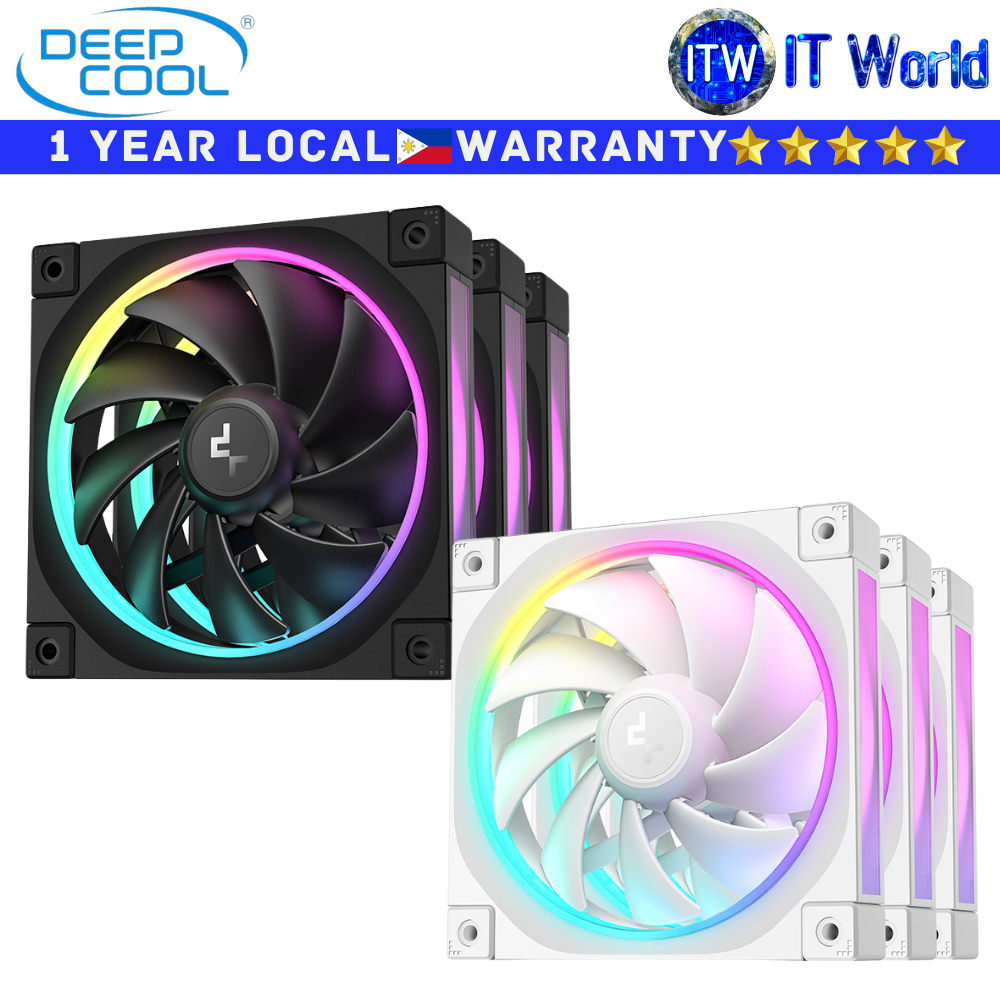 Itw | Deepcool Computer PC Fan FL12 3in1 120mm Addressable RGB Triple ...