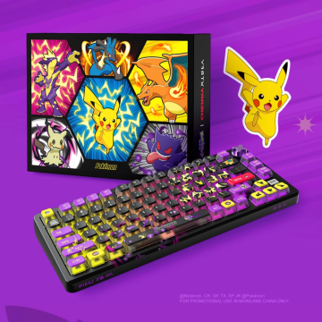 Pre-Order: Cherry x Pokémon Gengar PIXIU75 Mechanical Keyboard | Shopee ...