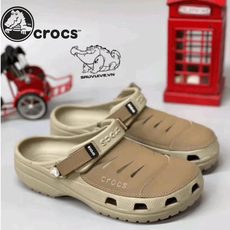 Crocs Mens Casual; Half Drag Sandals Casual Series Sandals for Men ...