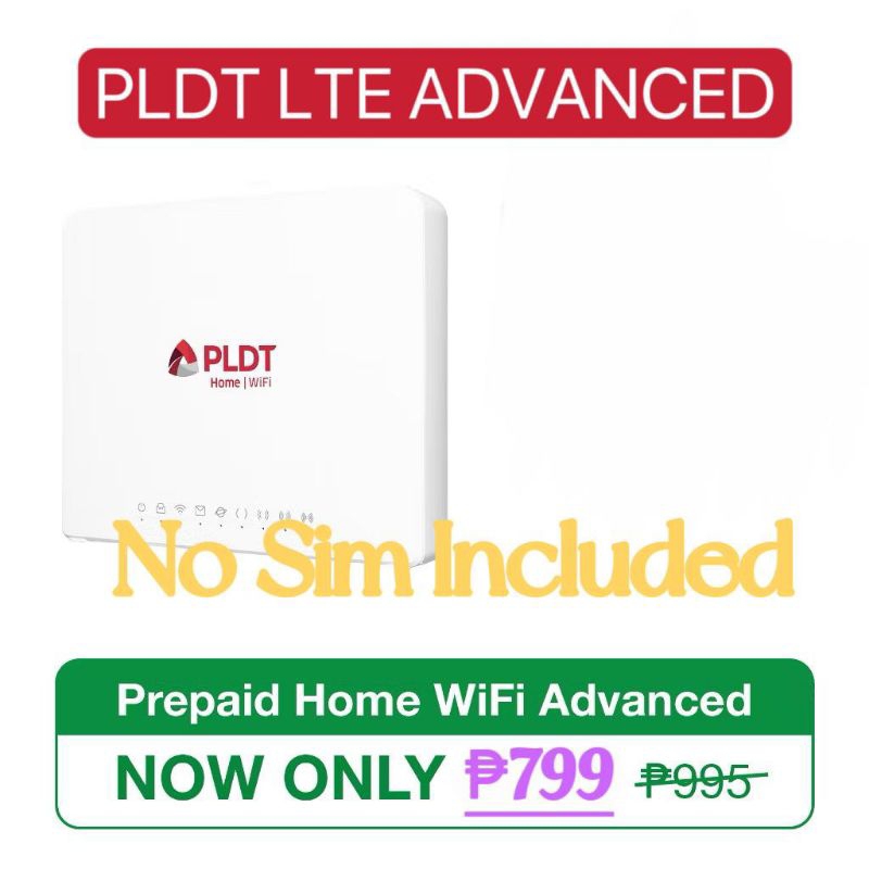 PLDT Home Wi-Fi LTE Advanced CAT 6 Prepaid Evoluzn FX-ID7 NO SIM ICLUDED Brand new | Shopee ...
