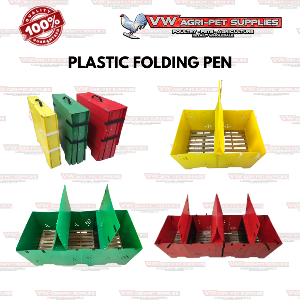 Heavy Duty Plastic Folding Sabong Cage Derby Box Keeping Pen for ...