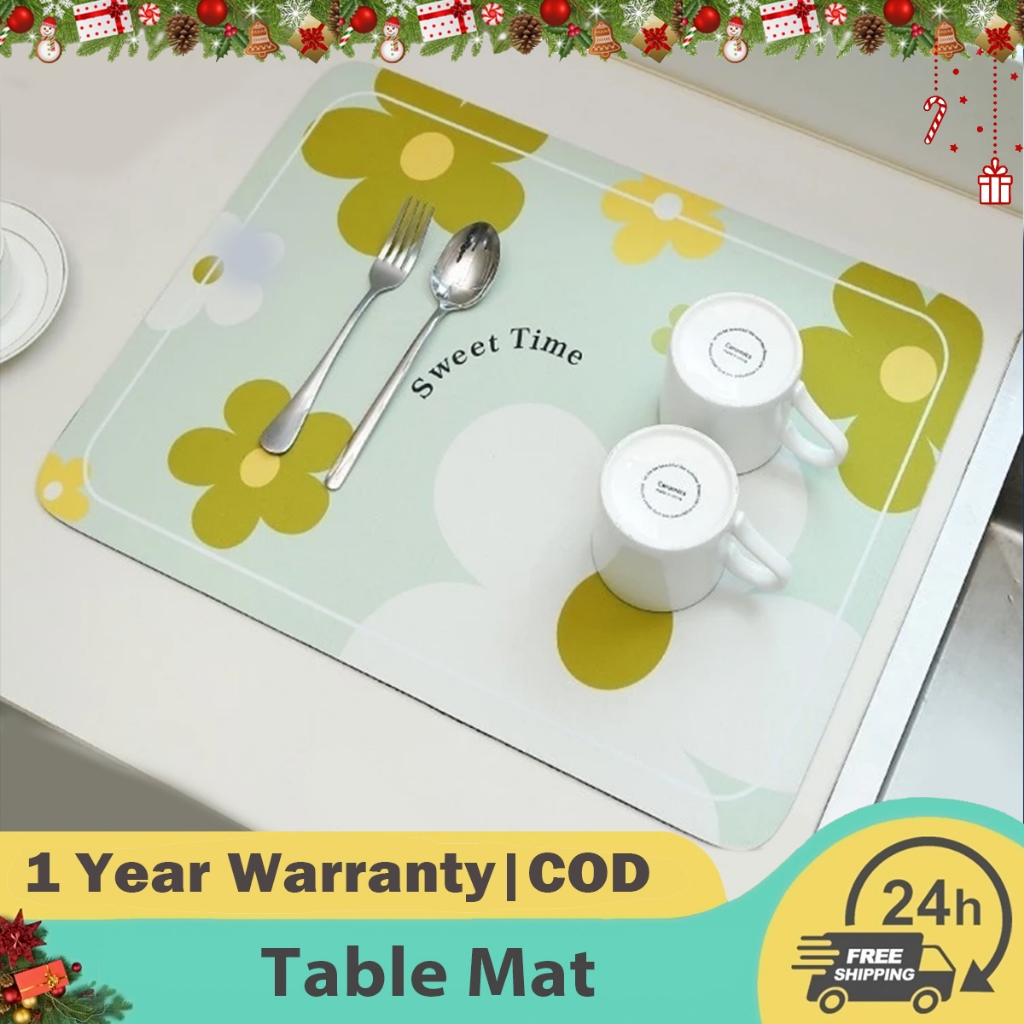 40X30cm Non-Slip Washable And Heat-insulating Table Mat Coffee Mat ...