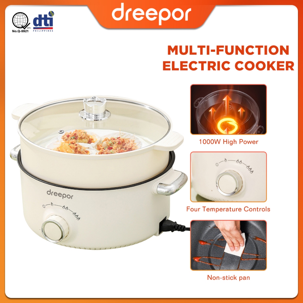 Dreepor Large Capacity Rice Cooker Multifunctional Electric Cooker Non ...