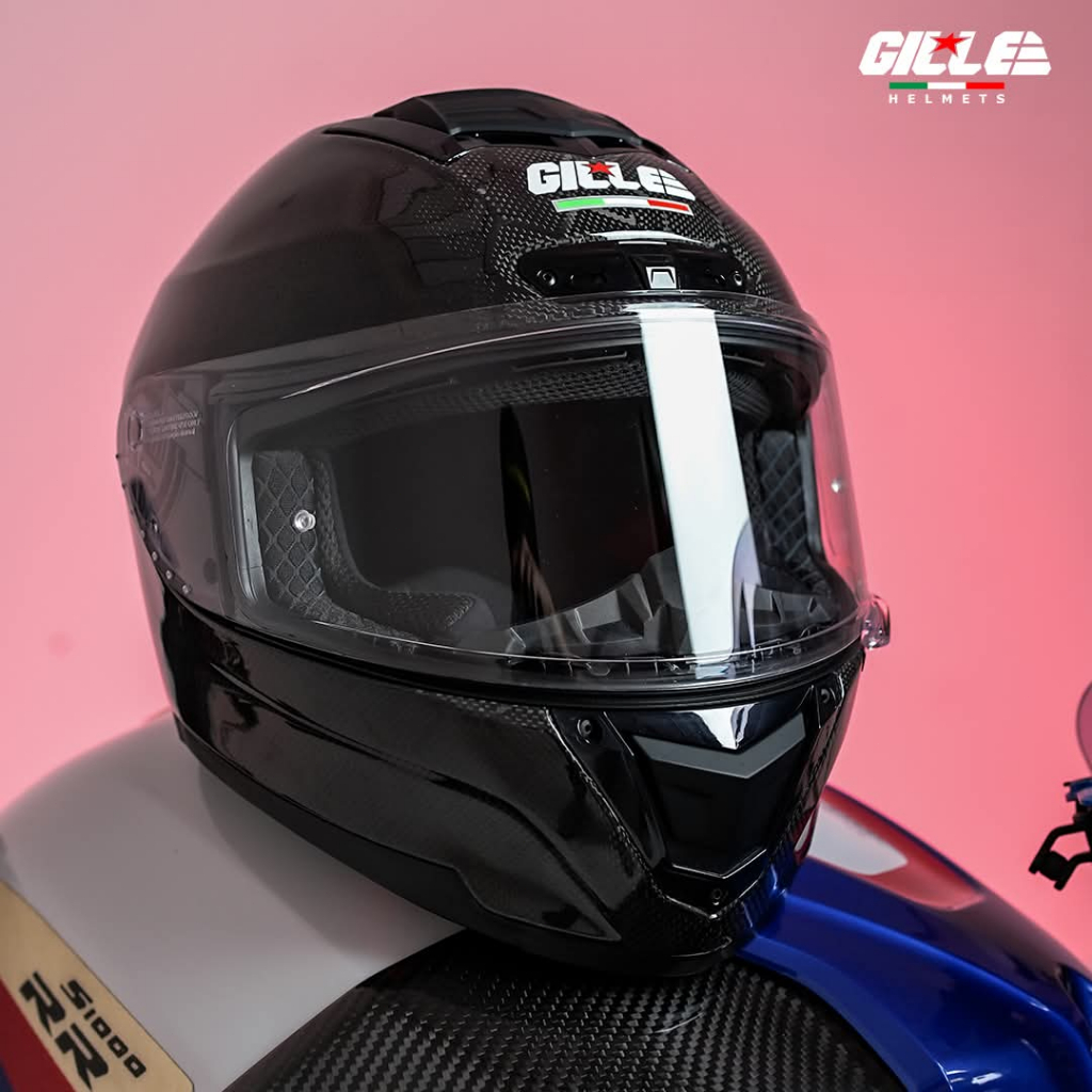 GILLE CELESTE MEDUSA Carbon Dual Visor Helmet Full Face for Motorcycle ...