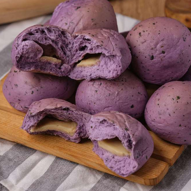 Ube Cheese Almond Spinach Pandesal (Keto Friendly, Low Carb, Gluten ...