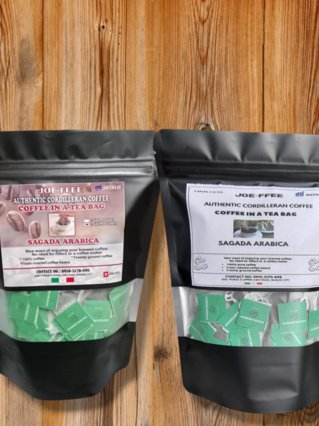 SAGADA ARABICA - ( 18pcs ) Authentic Cordilleran Coffee ( TEA BAG ...