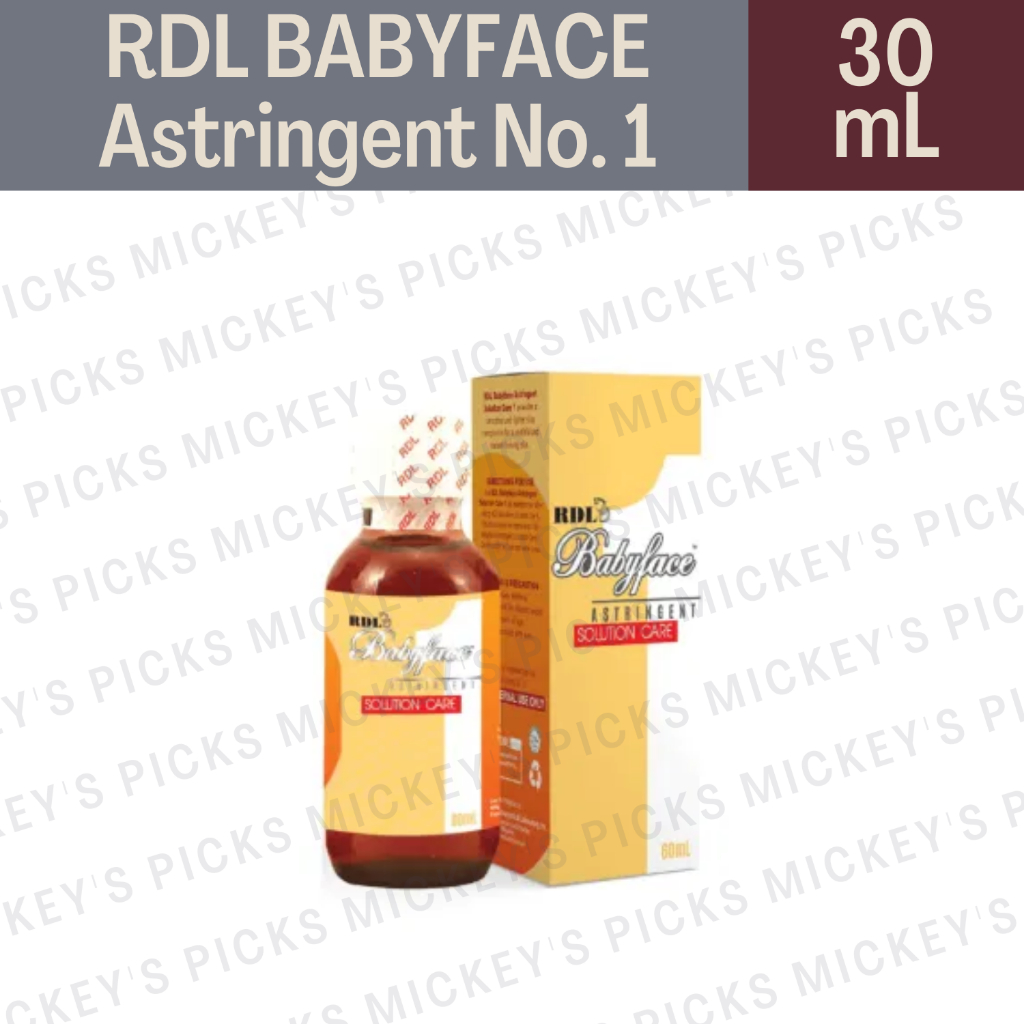 RDL Babyface Solution No. 1 Astringent | Cleanses & Smooths Skin | 30mL ...