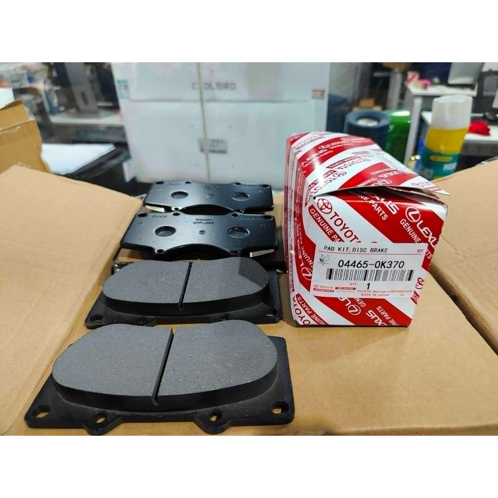 BRAKE PAD FRONT FOR TOYOTA FORTUNER AND HILUX 2016-PRESENT (04465-0K370 ...