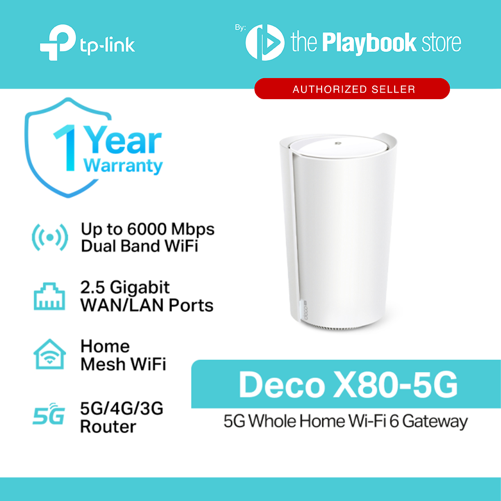 TP-Link Deco X80-5G 1-Pack 5G Whole Home Wi-Fi 6 Gateway | Deco Mesh ...