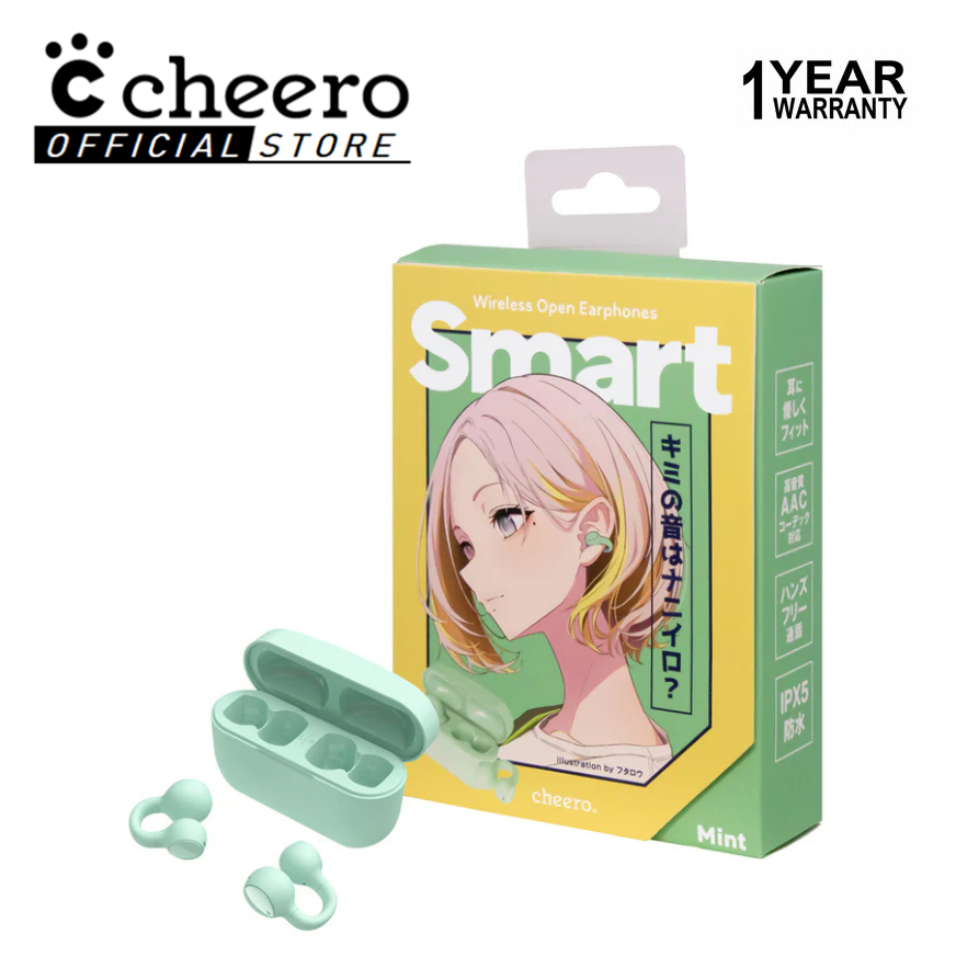 cheero CHE-645-MI Wireless Open Earphones Smart Mint FREE USB CHARGER TYPE-C | Shopee Philippines