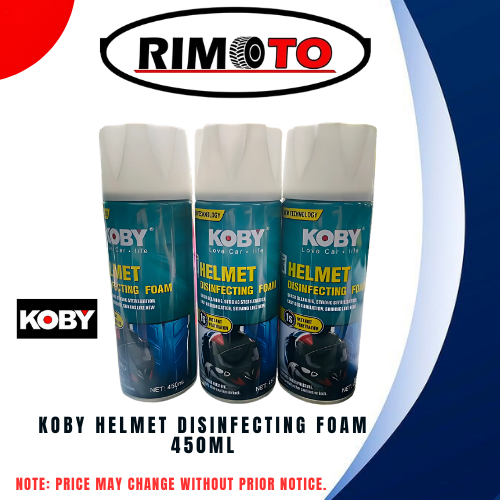 Koby Helmet Disinfecting Foam 450ml | Shopee Philippines