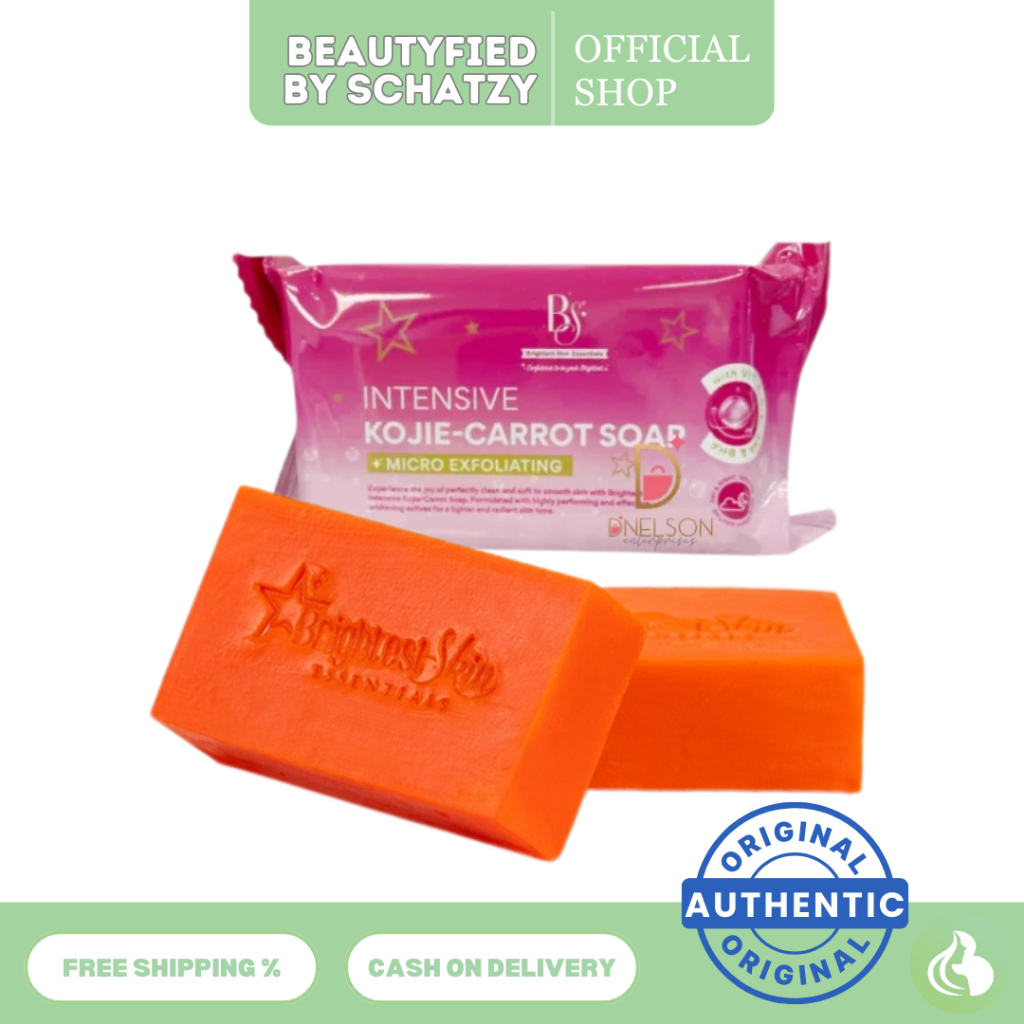Brightest Skin Intensive Soap with Kojic Acid and Carrot Extract (1 Bar ...
