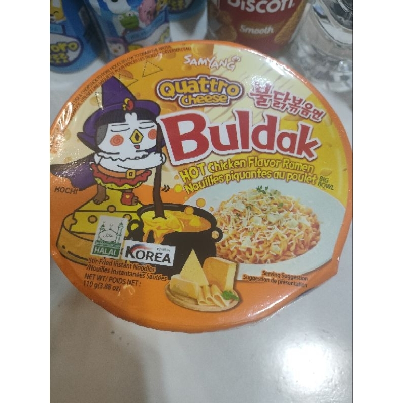 BULDAK QUATTRO CHEESE BIG BOWL HOT CHICKEN FLAVOR | Shopee Philippines