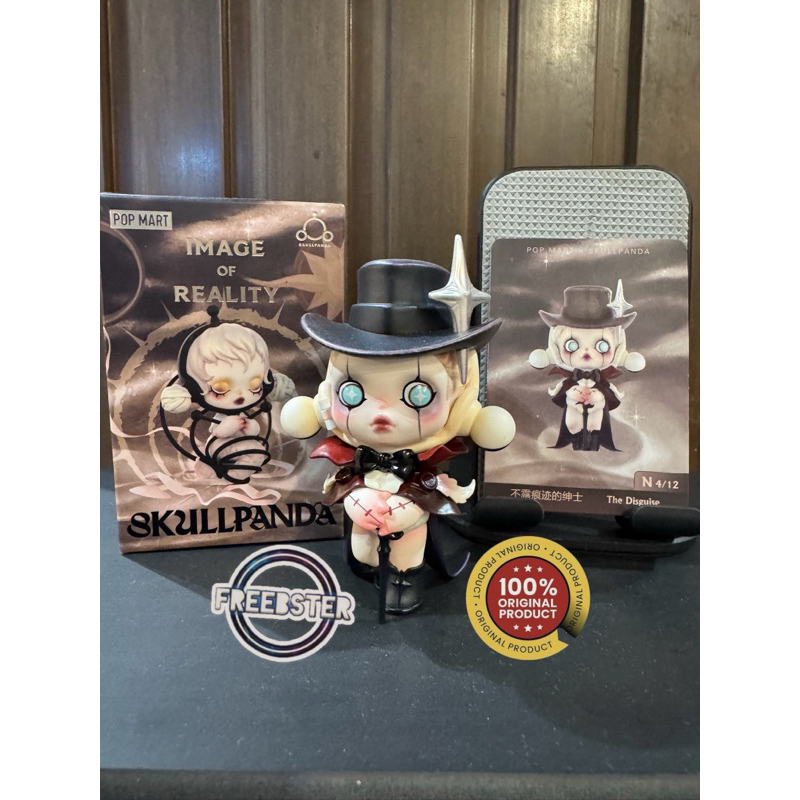 [100% ORIGINAL] Pop Mart Skull Panda Image of Reality (SkullPanda The ...
