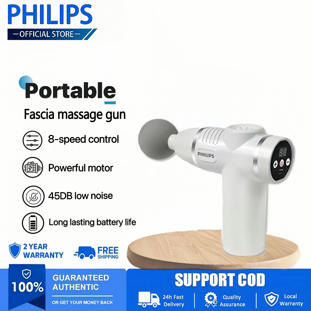 Philips Fascia Gun Massager Muscle Vibration Relaxing Professional ...