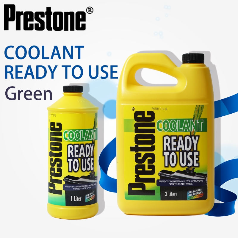 PRESTONE COOLANT Green 1L-3L Ready To Use and Concentrate Car Radiator ...