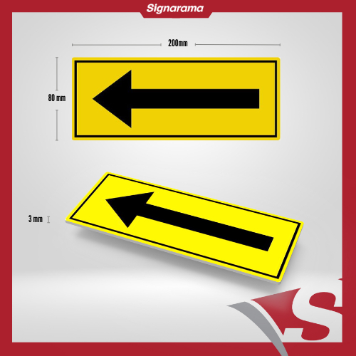 Left Arrow Signage (Directional Signage) | Shopee Philippines