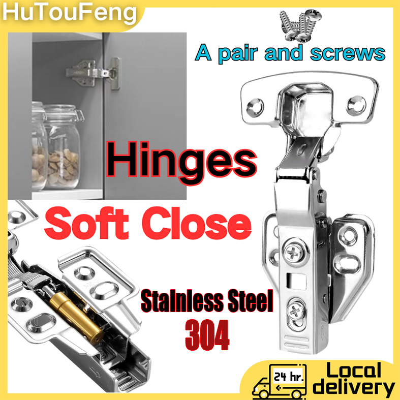 PER PAIRS/Hydraulic Soft Close Concealed Hinges 304 HIGH QUALITY ...