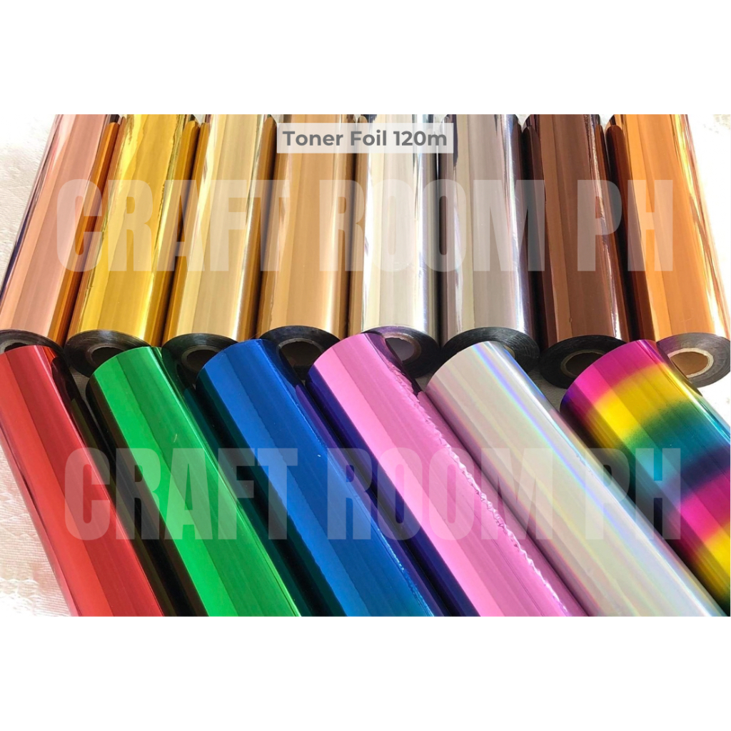 Toner Foil 120m Laser Reactive Laminator Deco Minc Foil Gold Silver ...