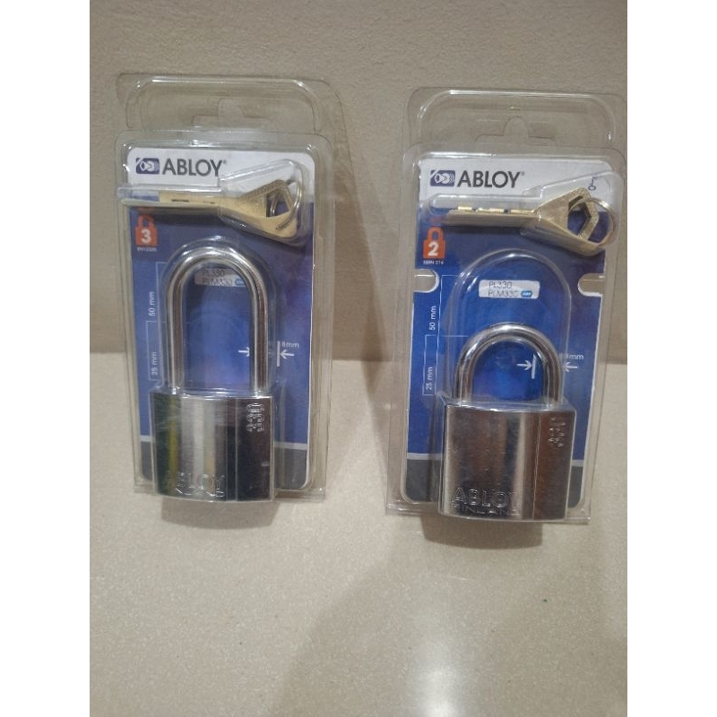 Abloy Heavy Duty Padlock PL330/25/PL330/50 (Finland/Authentic) | Shopee ...
