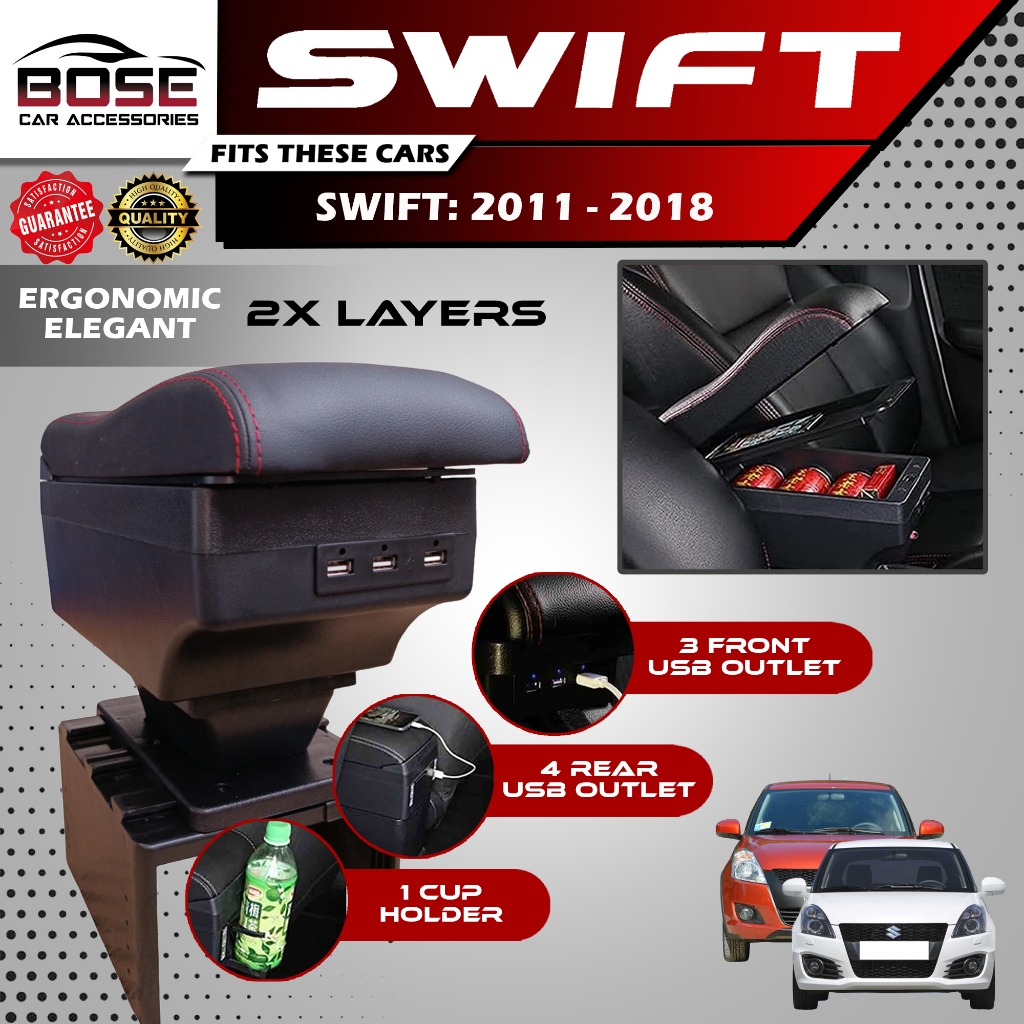 Suzuki Swift Dzire 2011 - 2018 / 2019 - Onwards Armrest Console Box ...