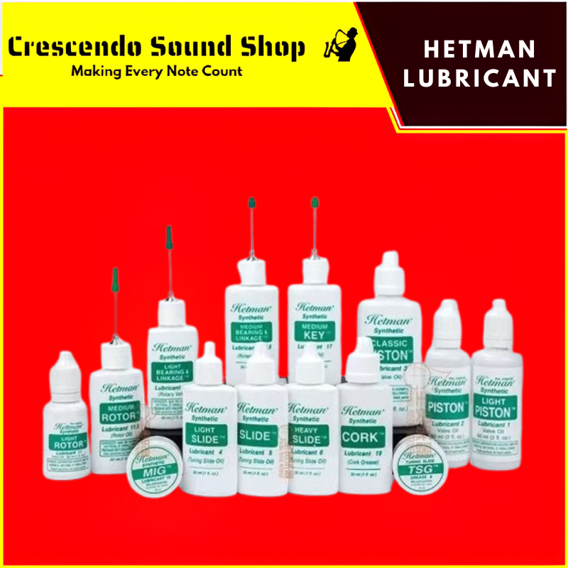 Hetman Lubricants Valve Oil Piston Oil Tuning Slide Oil Grease Brass ...