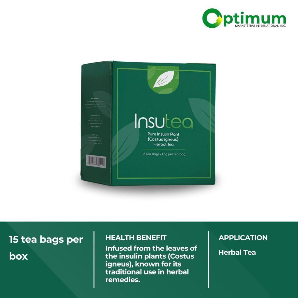 Insutea Pure Insulin Plant Herbal Tea 15s | Shopee Philippines