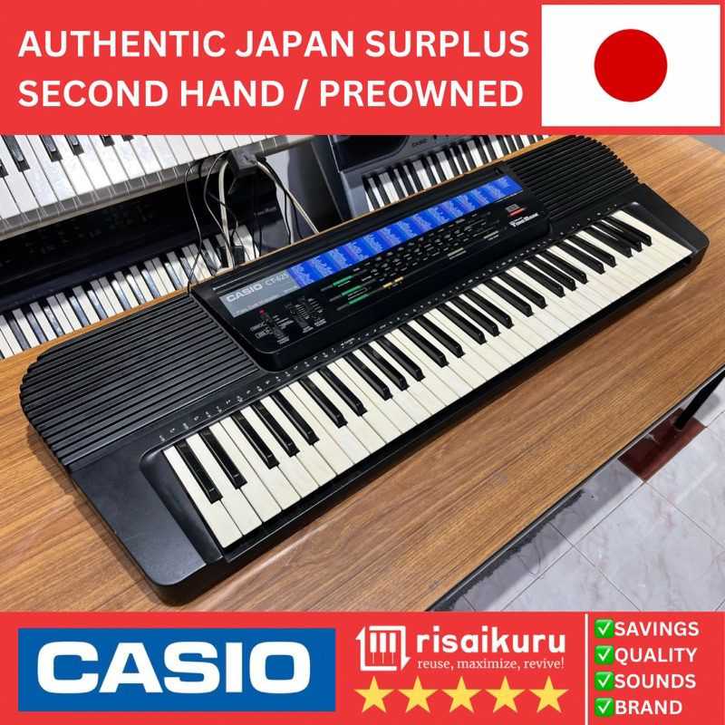 CASI0 CT-625 Piano Keyboard Organ 61 Keys – ToneBank Series with Auto ...