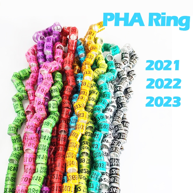 2021/2022/2023 PHA/PHIL Pigeon Foot Rings 8mm Parrots Leg Rings Serial ...