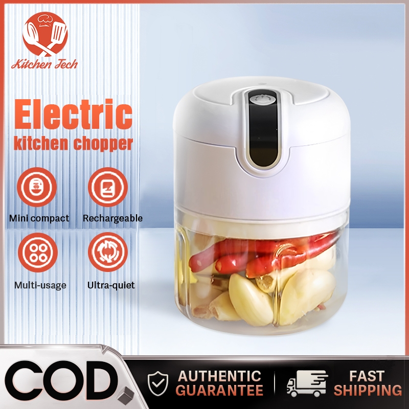 Portable 250ML Electric Garlic Masher Mini Food Garlic Vegetable ...