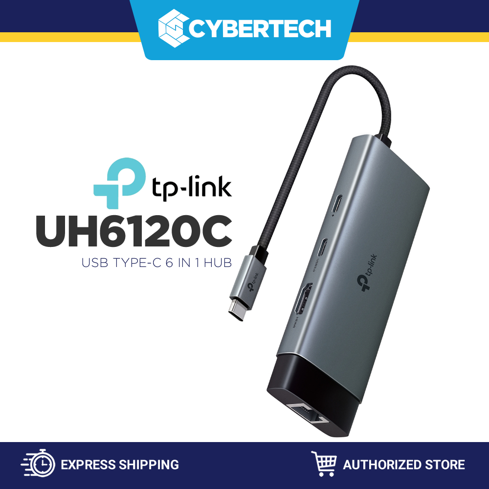 Cybertech TP-Link UH6120C USB Type-C 6-Port Hub | Shopee Philippines
