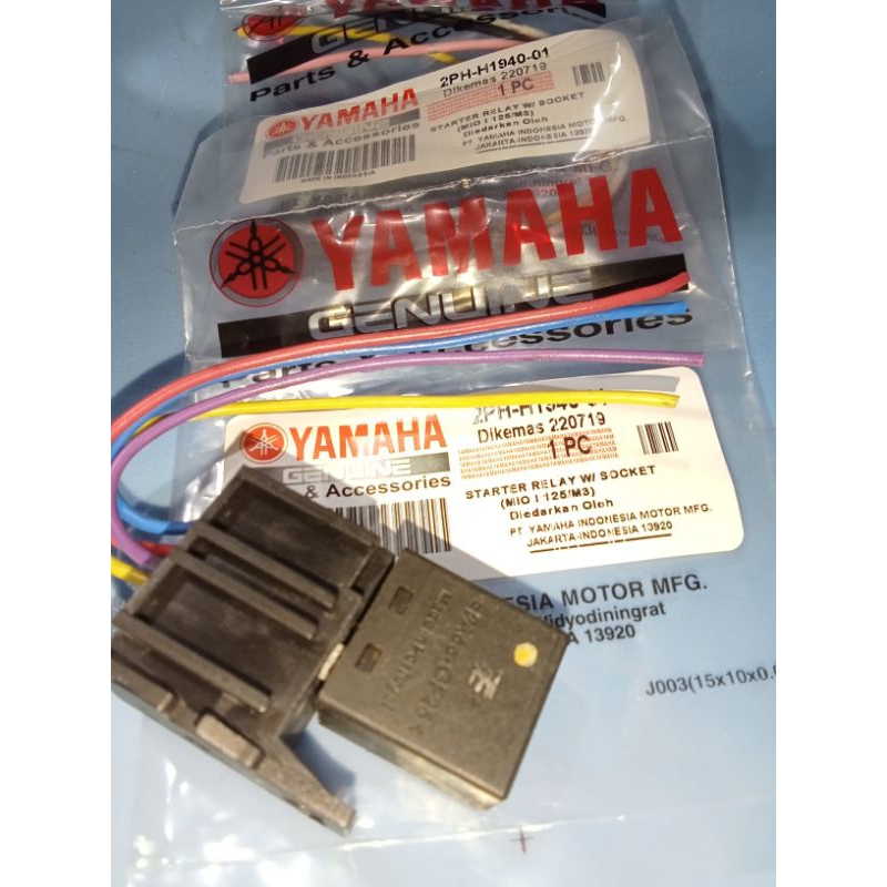Yamaha genuine STARTER RELAY W/SOCKET for MIO I 125/M3) | Shopee ...