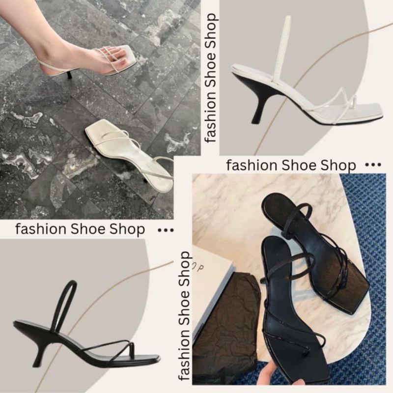 R19 French sandal with 2 inches heels | Shopee Philippines
