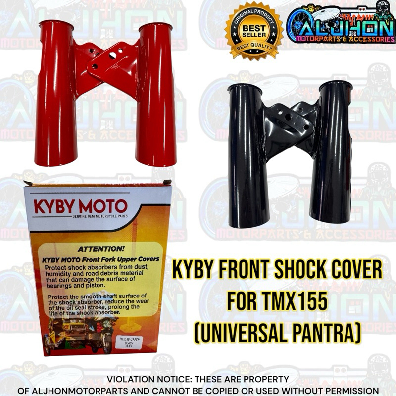 HONDA Front Shock Cover TMX155 upper black 1Set 2pcs Motorcycle KYBY ...