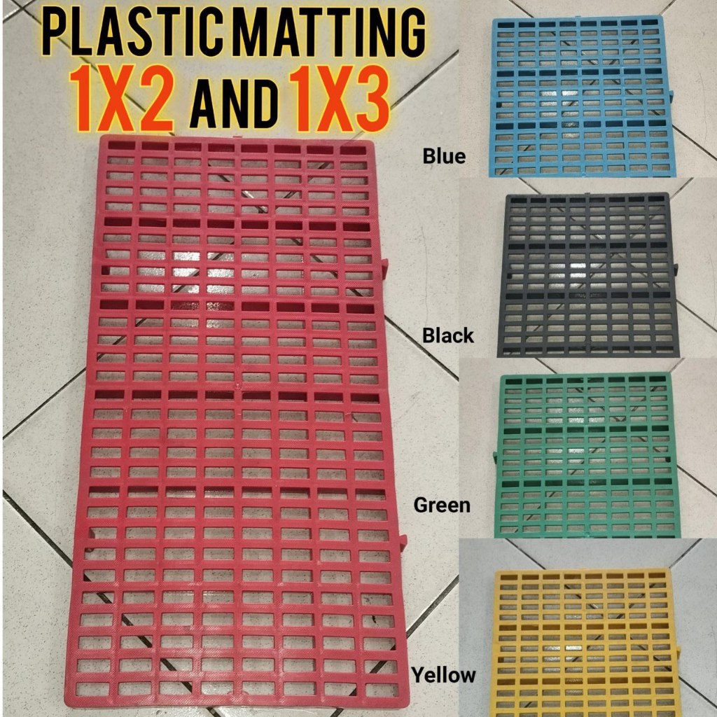 Heavy Duty Interlocking Pig Plastic Matting Flexible Thick Durable 1x2 ...