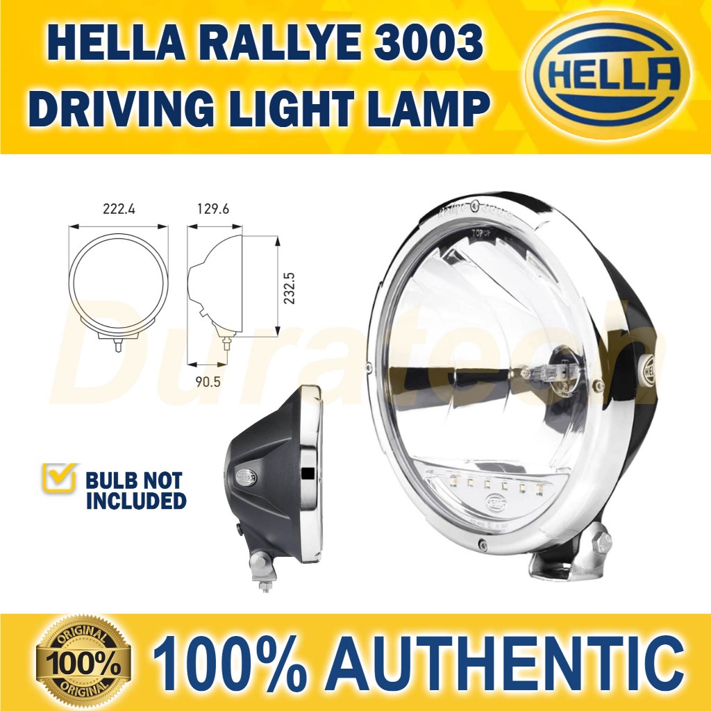 HELLA Rallye 3003 Driving Light Fog Lamp | Shopee Philippines