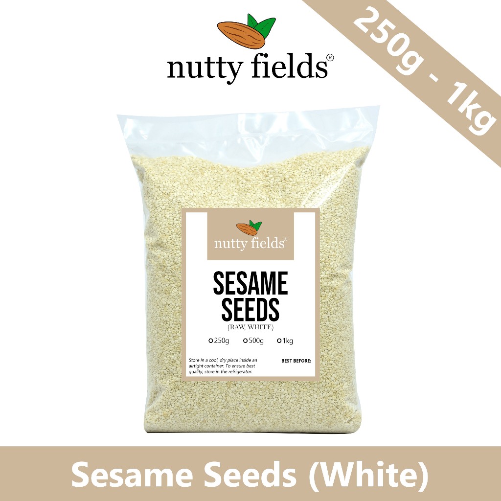 White Sesame Seeds (250g - 1kg) by Nutty Fields | Shopee Philippines