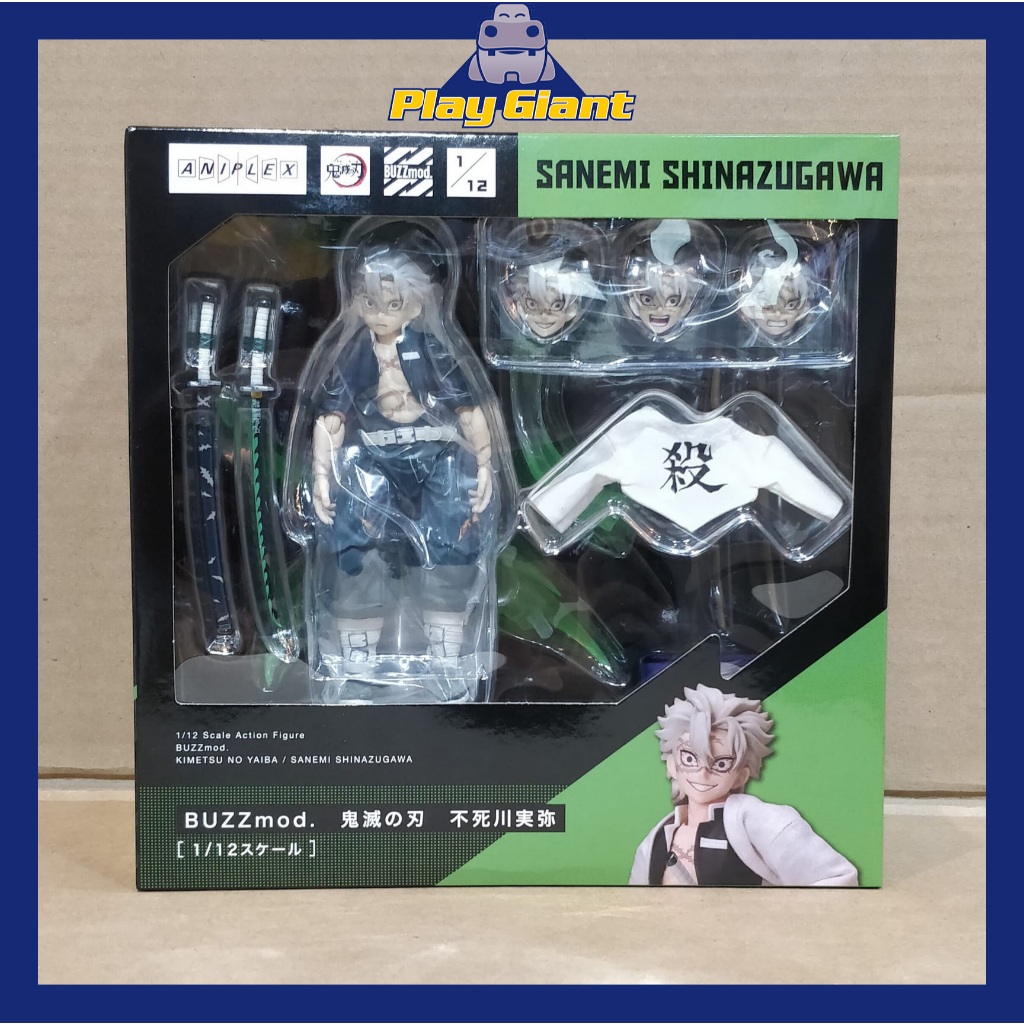Aniplex BUZZmod Sanemi Shinazugawa (Demon Slayer) 1/12 Scale Action ...