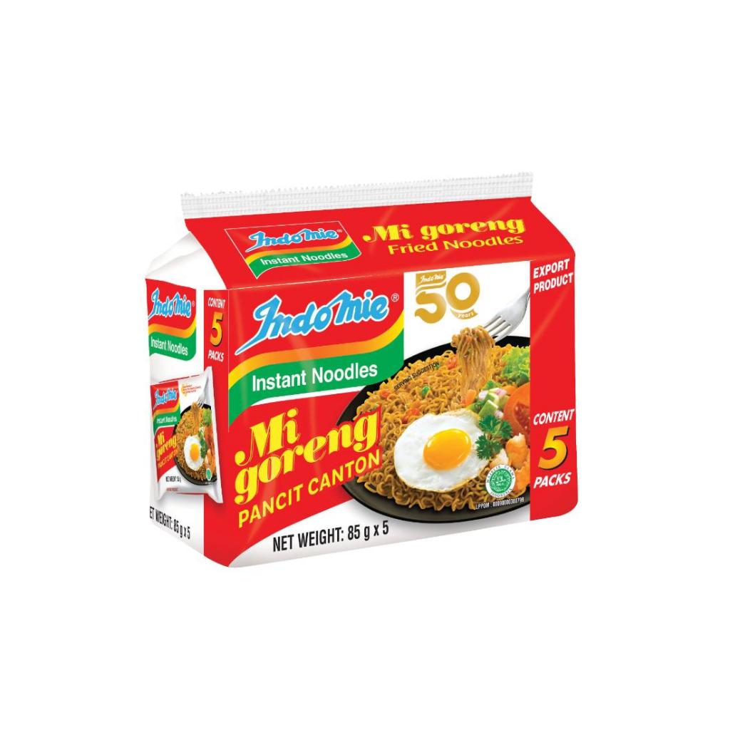 Indomie Mi Goreng Instant Noodles Pancit Canton 80g (Pack of 5 ...