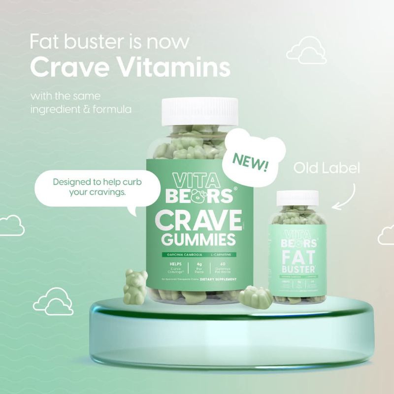 Vitabears Crave Gummies / Vitabears Fat Buster | Shopee Philippines