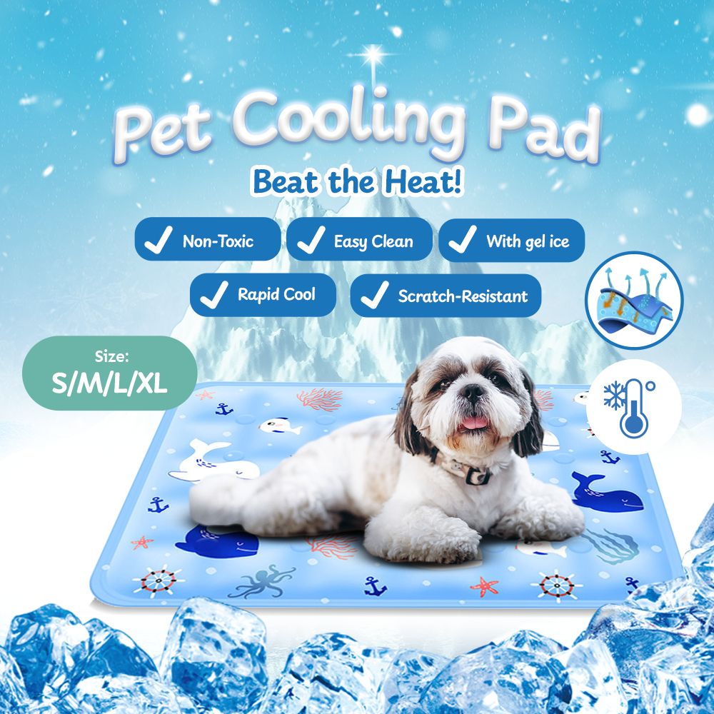 Pet Cooling Pad For Dog Gel Ice Pad Dog Cooling Pad Cat Quick Cooling ...