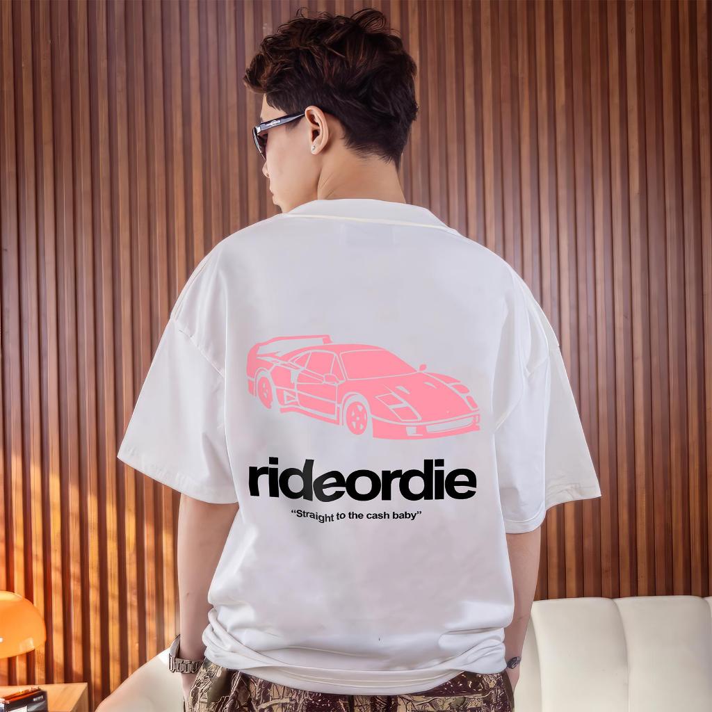 BUY1 GET 1 Shorter Length Wider Width Boxfit Graphic Shirt - "FACTORY ...