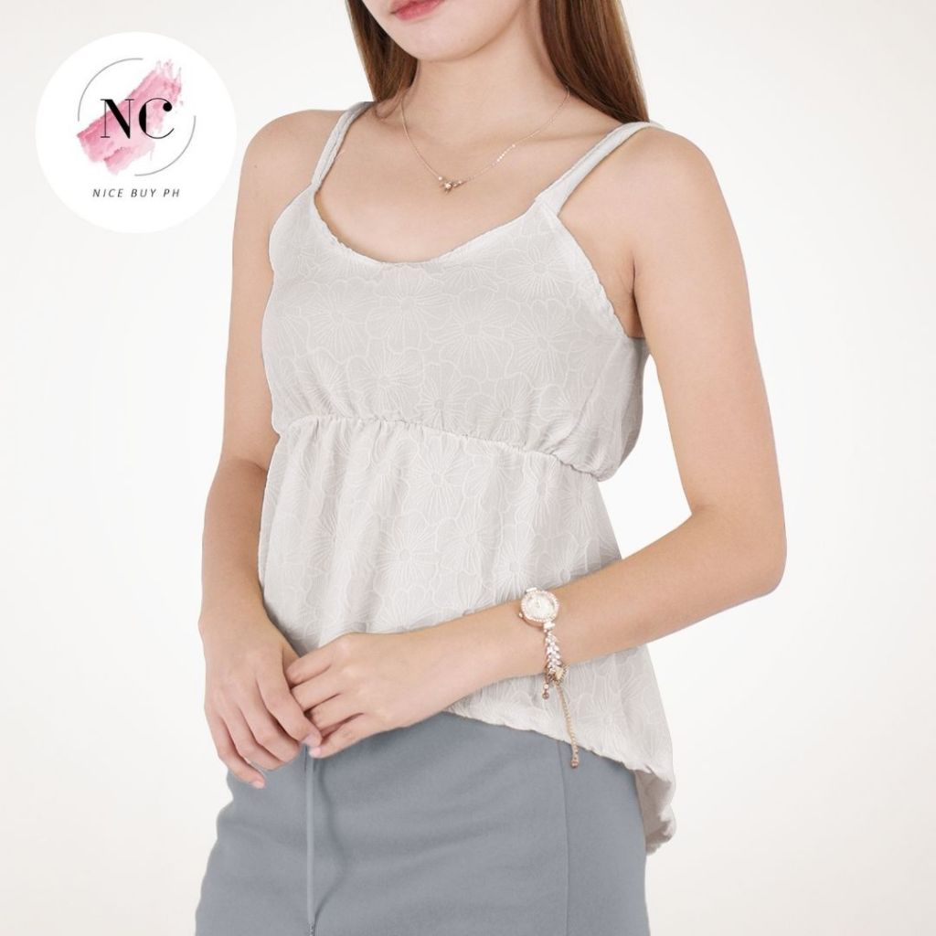 NB EFFIE Floral Peplum Camisole for Women | Shopee Philippines