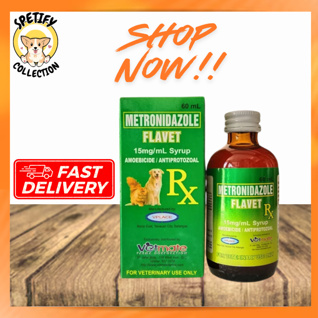 flavet 30mg/mL, 15mg/ml metronidazole 60mL | Shopee Philippines