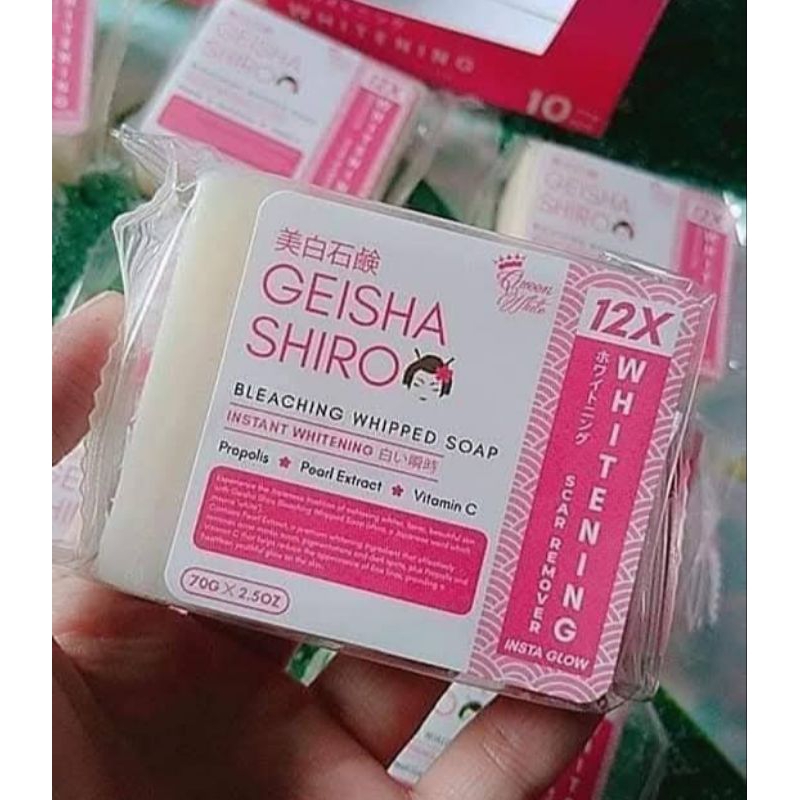 GEISHA SHIRO Bleaching Whipped Soap | Shopee Philippines